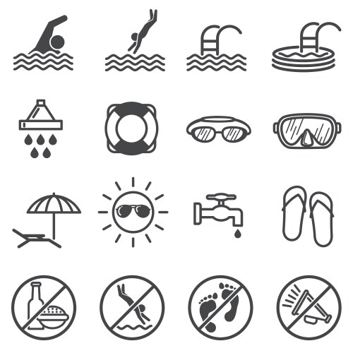 Pool Rules Sign Vector Images (over 460)