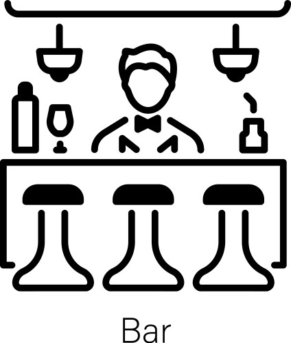 Reception table Royalty Free Vector Image - VectorStock