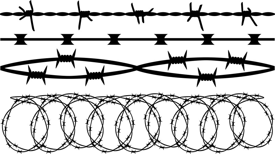 barb wire vector art