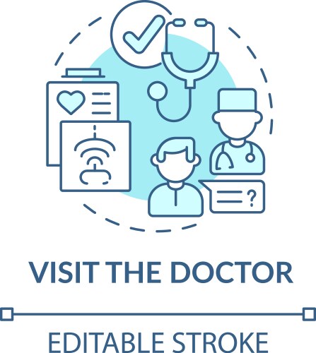 Health equity concept icon Royalty Free Vector Image