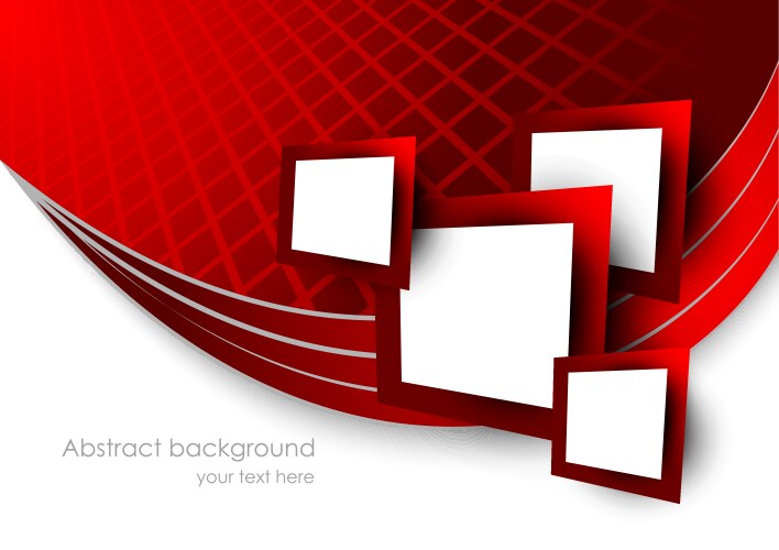 Abstract red background Royalty Free Vector Image