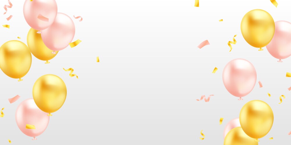 Celebratory background with beautifully arranged Vector Image