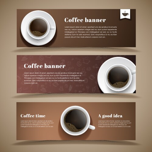Coffee Banner Vector Images (over 50,000)
