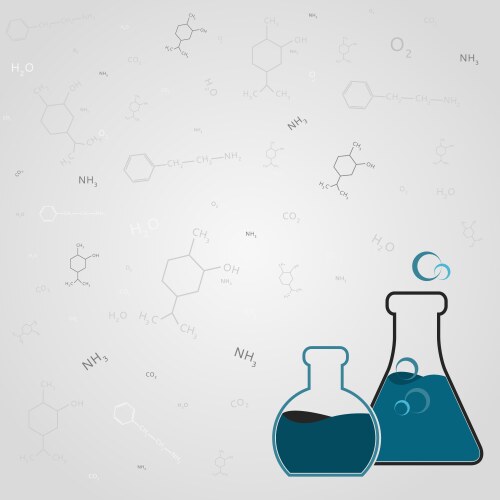 Chemistry background Royalty Free Vector Image