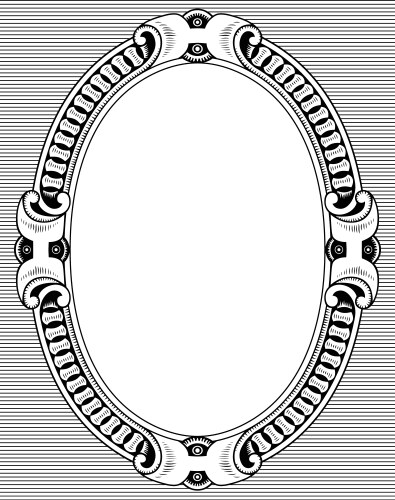Oval border Vector Images & Graphics for Commercial Use | VectorStock