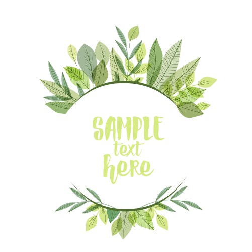 Pineapple with green leaf Royalty Free Vector Image