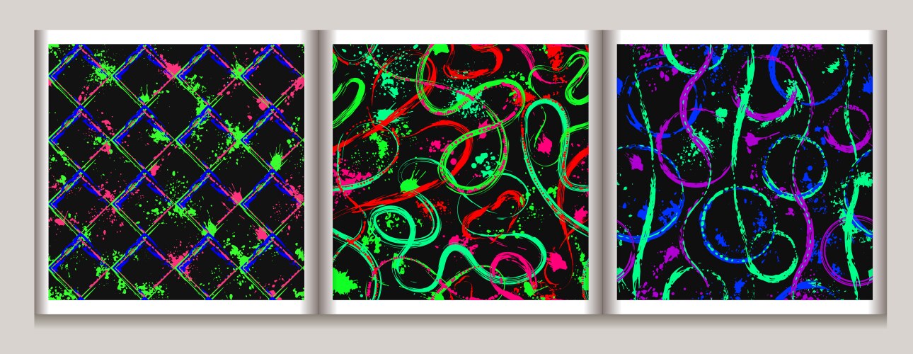 Neon Paint Splatter Vector Images (over 1,800)
