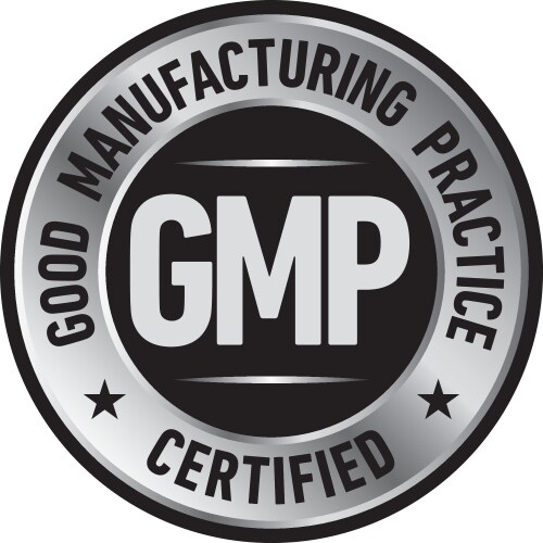 GMP Certification Round Stamp Royalty Free Vector Image