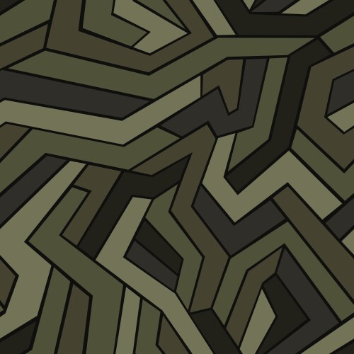 Abstract geometric racing camo seamless pattern Vector Image