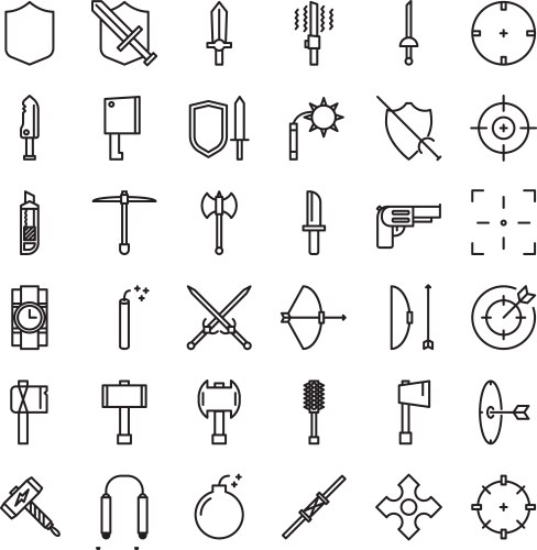 Gun Outline Vector Images (over 50,000)