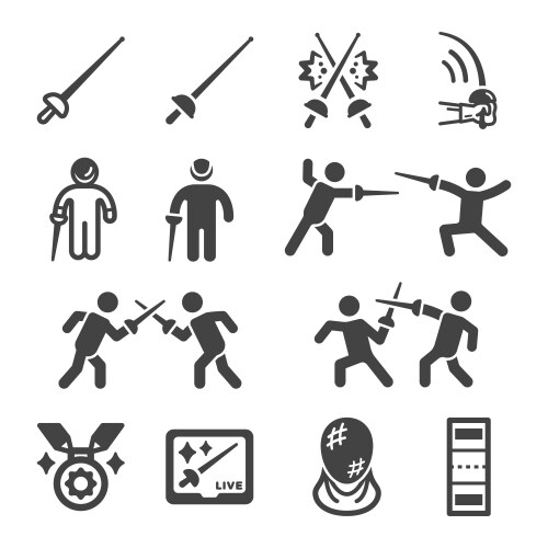 Stick figure man falling beware hazard warning Vector Image