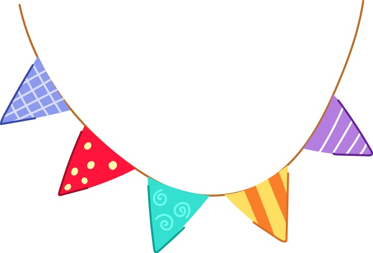 Triangle Flags on the Strings Vector Images (over 4,600)