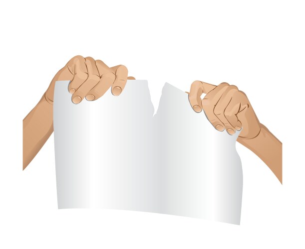 Realistic sketch hands - gestures hand-drawn Vector Image