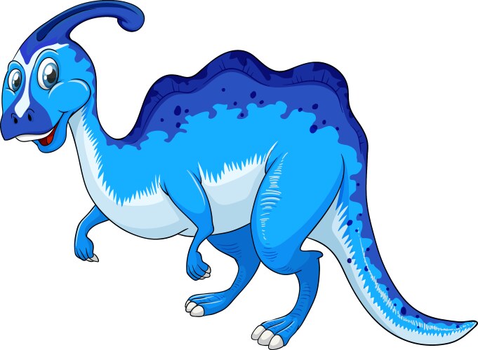 Cartoon lotosaurus dinosaur character poposauroid Vector Image