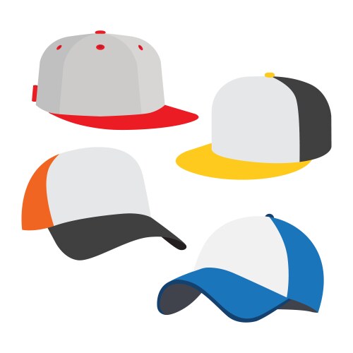 Yellow baseball cap icon Royalty Free Vector Image