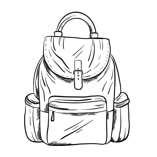 Backpack Black and White Vector Images (over 42,000)