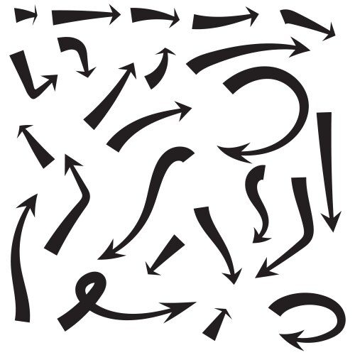 Arrows frame pointing in center circle firework Vector Image