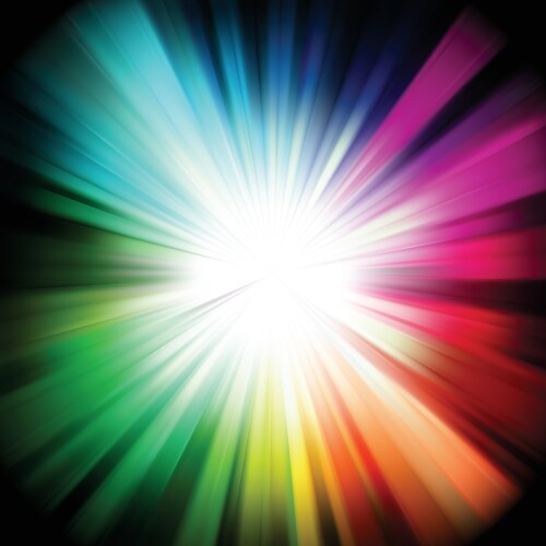Sun burst with flare Royalty Free Vector Image