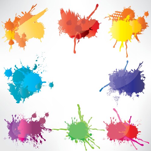 Splash on abstract background Royalty Free Vector Image