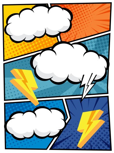 Template Comic Storyboard Vector Images (over 210)