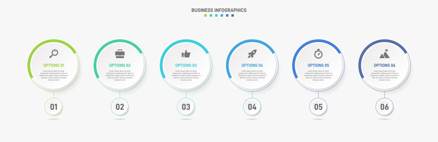 Horizontal progress bar featuring 4 arrow-shaped Vector Image