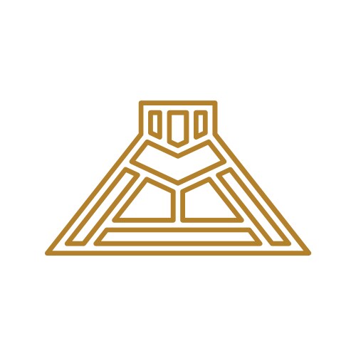 Pyramid logo Royalty Free Vector Image - VectorStock