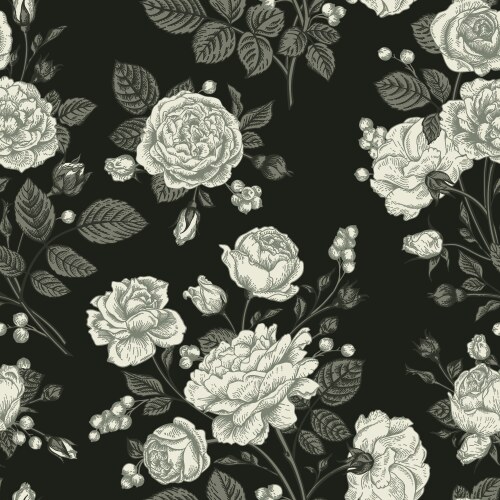 Seamless pattern with summer flowers Royalty Free Vector