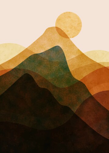 Minimalist Mountain Vector Images (over 11,000)