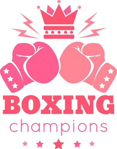 Pink boxing gloves Vector Images & Graphics for Commercial Use ...