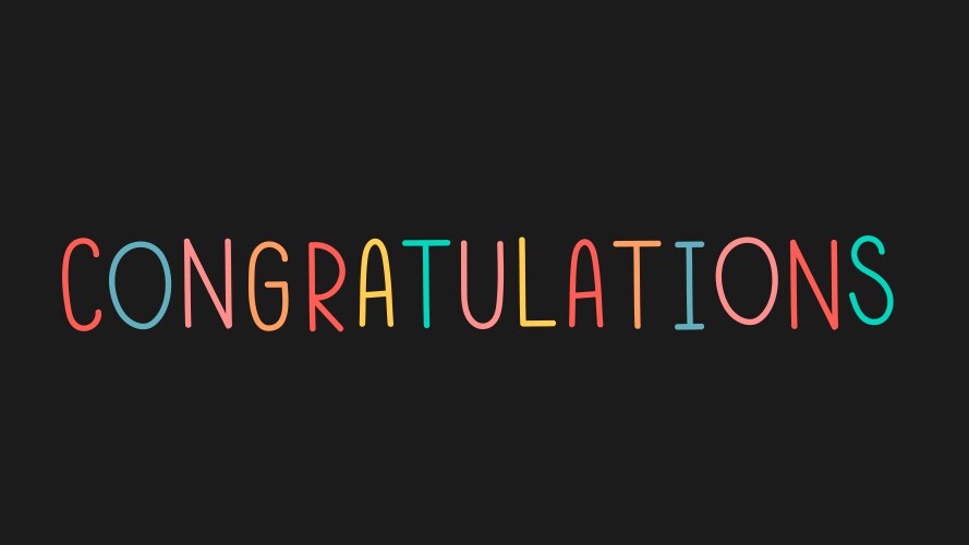 Congratulations Font Vector Images (over 28,000)