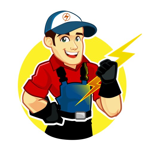 Cartoon Electrician Vector Images (over 4,000)