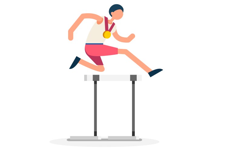 Hurdle Race Cartoon Vector Images (over 340)
