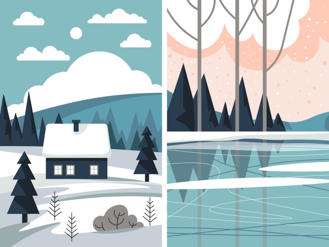 Winter Landscape Vector Images (over 76,000)