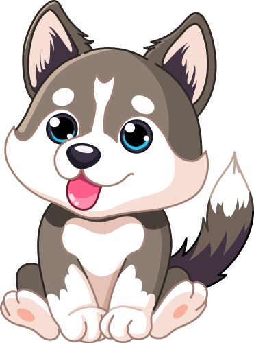 Husky Cartoon Vector Images (over 5,700)