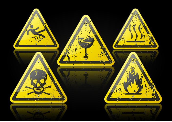 Worn Caution Texture Vector Images (over 150)