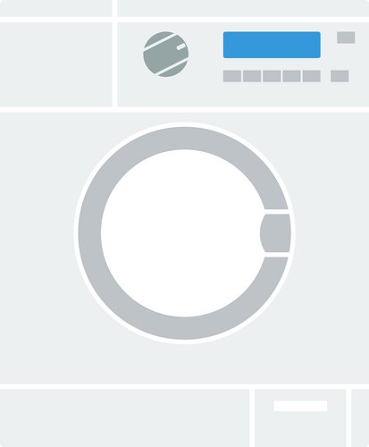 Washing machine icon Royalty Free Vector Image