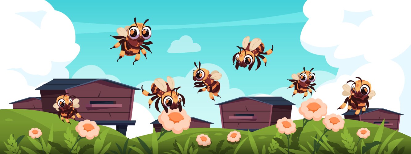 Bee Cartoon Vector Images (over 30,000)