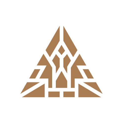 Pyramid logo Royalty Free Vector Image - VectorStock