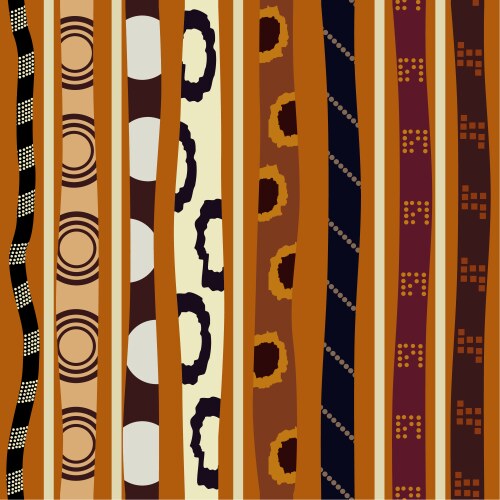 African geometric pattern Royalty Free Vector Image
