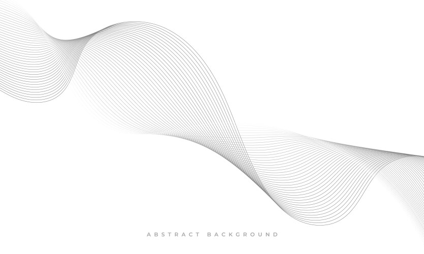 Abstract Grey Wavy Background Royalty Free Vector Image