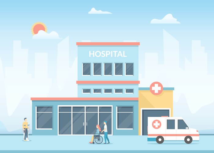 Hospital cartoon Vector Images & Graphics for Commercial Use | VectorStock