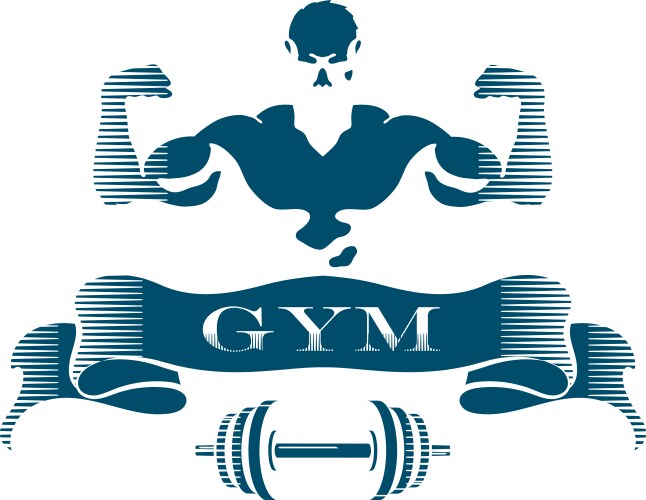 Gym symbol Royalty Free Vector Image - VectorStock