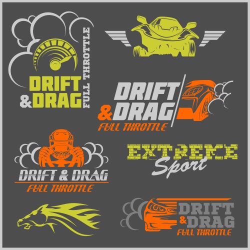 Drag Racing Logo Vector Images (over 1,100)