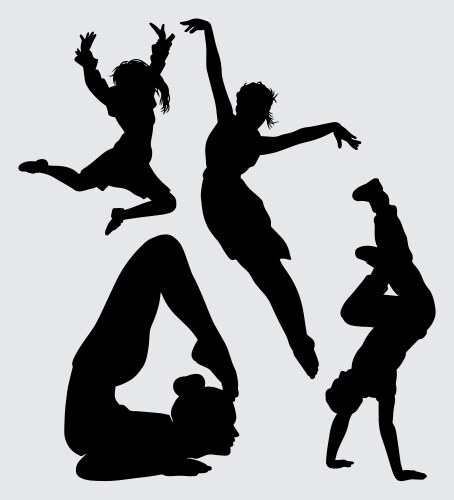 Modern Dancer Silhouette Clip Art World Dance Legends, World Dance