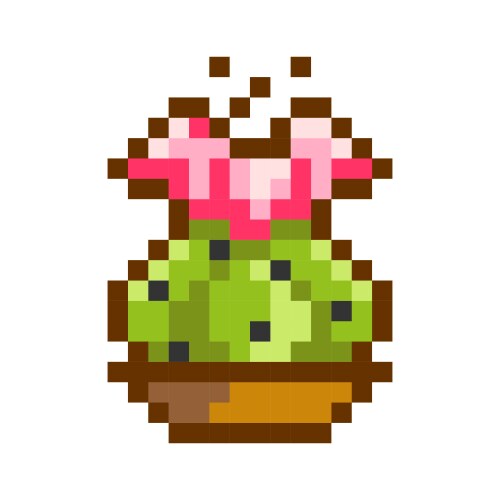 Pixel Cactus Vector Images (over 300)