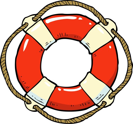 Life belt Royalty Free Vector Image - VectorStock