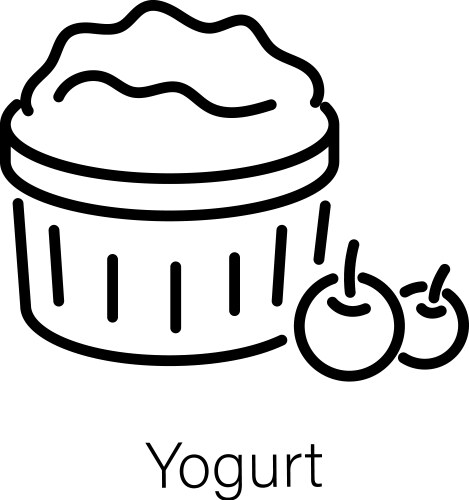 Yogurt Outline Vector Images (over 5,000)