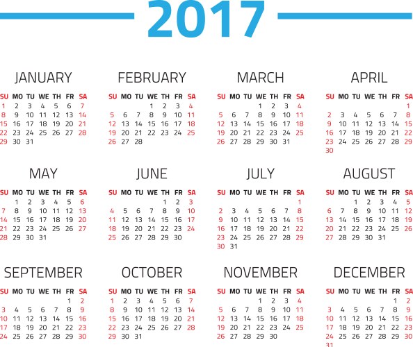 2024 calendar Royalty Free Vector Image - VectorStock
