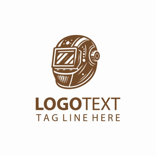 Welding mask logo Royalty Free Vector Image - VectorStock