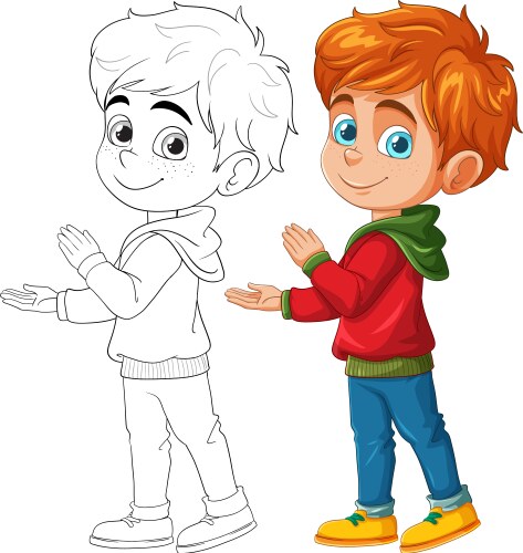 Boy Outline Young Vector Images (over 17,000)